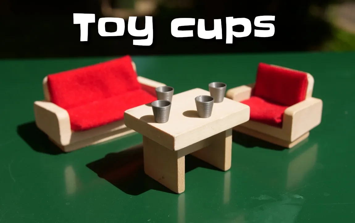 Toy cups by Makkuro | Download free STL model | Printables.com