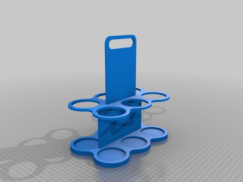 Beer Crate (OpenScad Parametric ) by makemachine | Download free STL ...