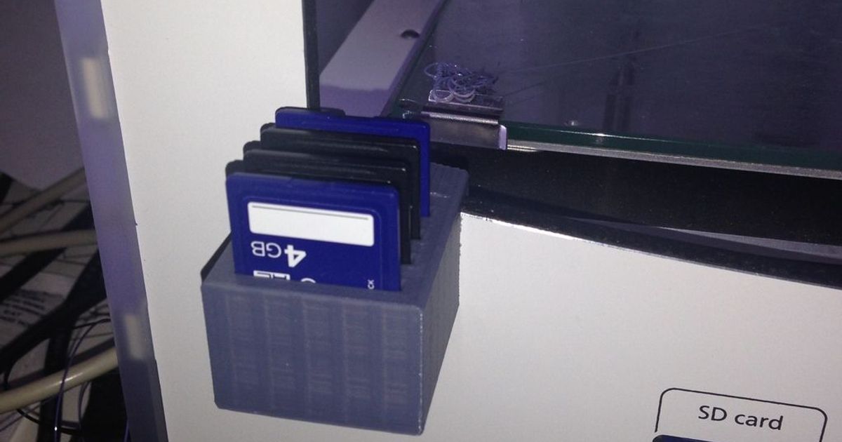Ultimaker2 sdcard holder by makemachine | Download free STL model ...