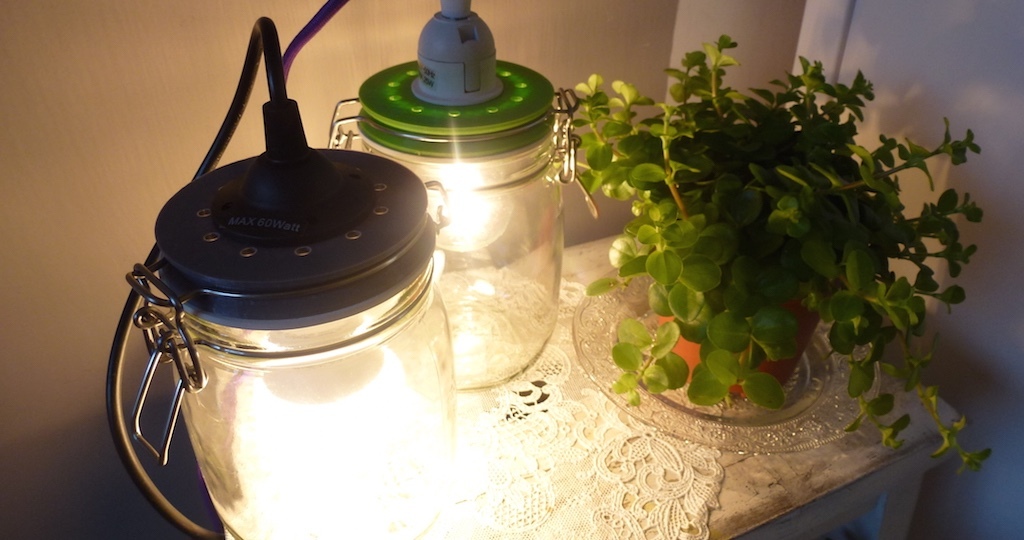 Mason Jar Lamp Lid by makemachine | Download free STL model ...