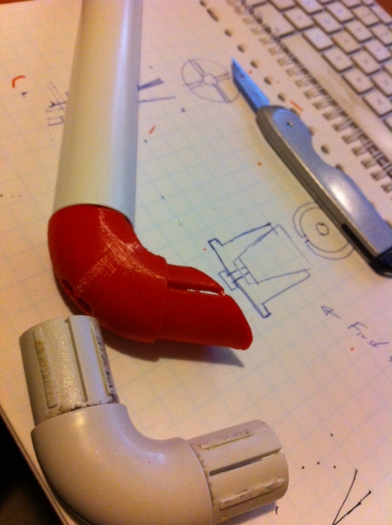 shower curtains pipe fastener replacement thingy by makemachine ...