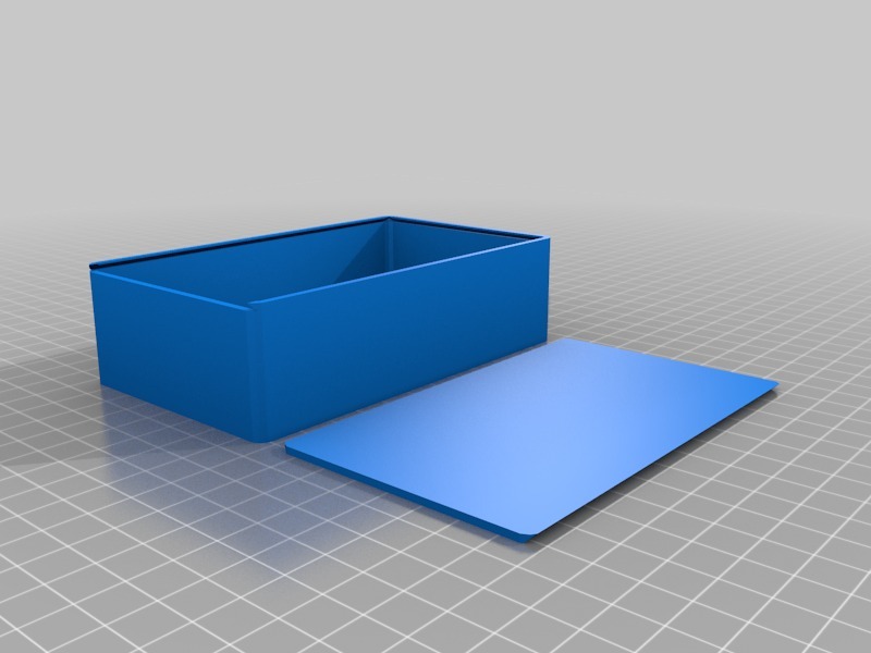 Sliding Lid Box 125 X 75 X 35 by FishGee | Download free STL model ...