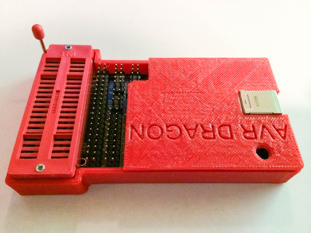 AVR Dragon Programmer Case by Hobbybotics | Download free STL model | Printables.com