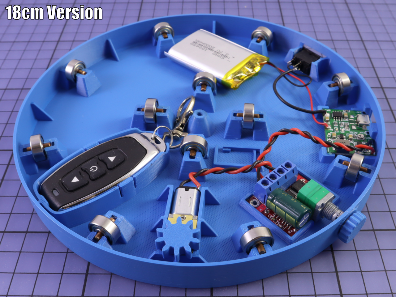 18\20cm Motorized Turntable by Volan | Download free STL model ...