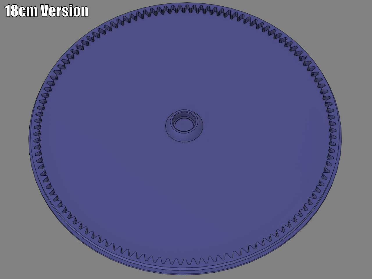 18\20cm Motorized Turntable by Volan | Download free STL model ...