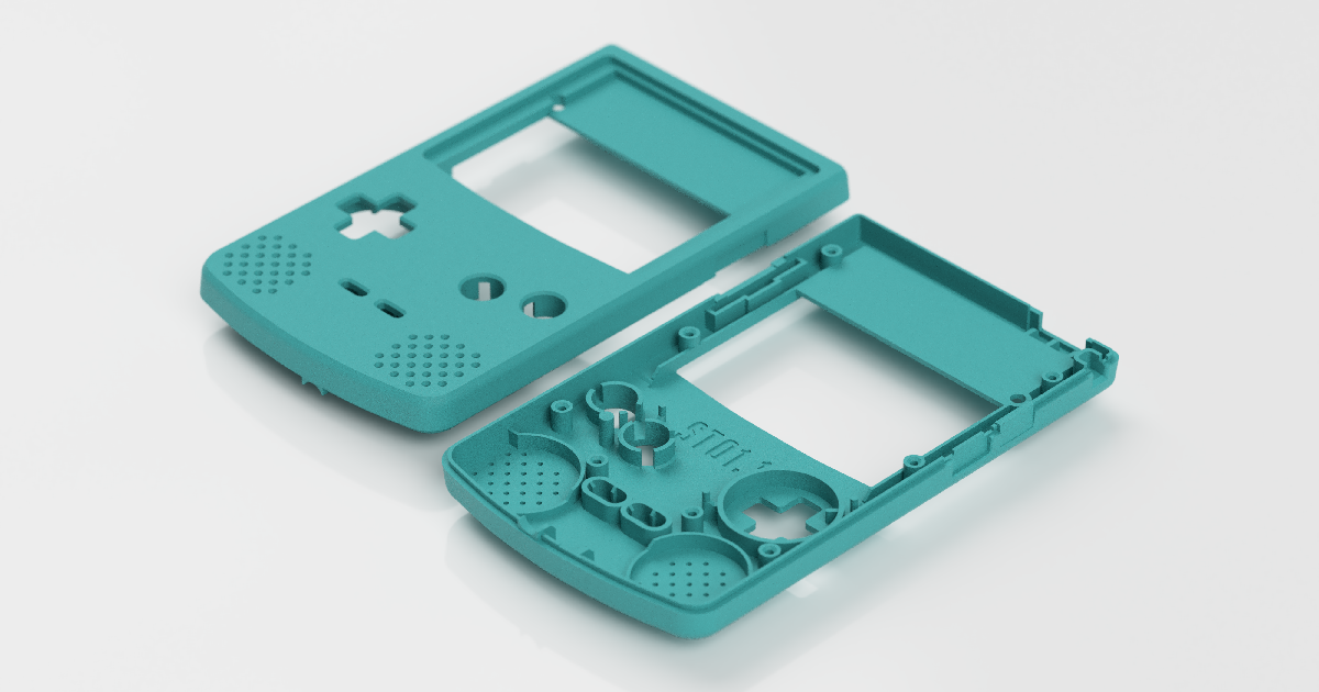 Stereo Shell for Gameboy Color (RETRO PIXEL IPS/Q5 IPS mod) by Jesus ...
