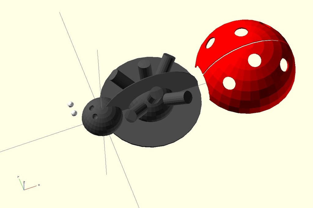 The Cute LadyBug! by Spongebob | Download free STL model | Printables.com