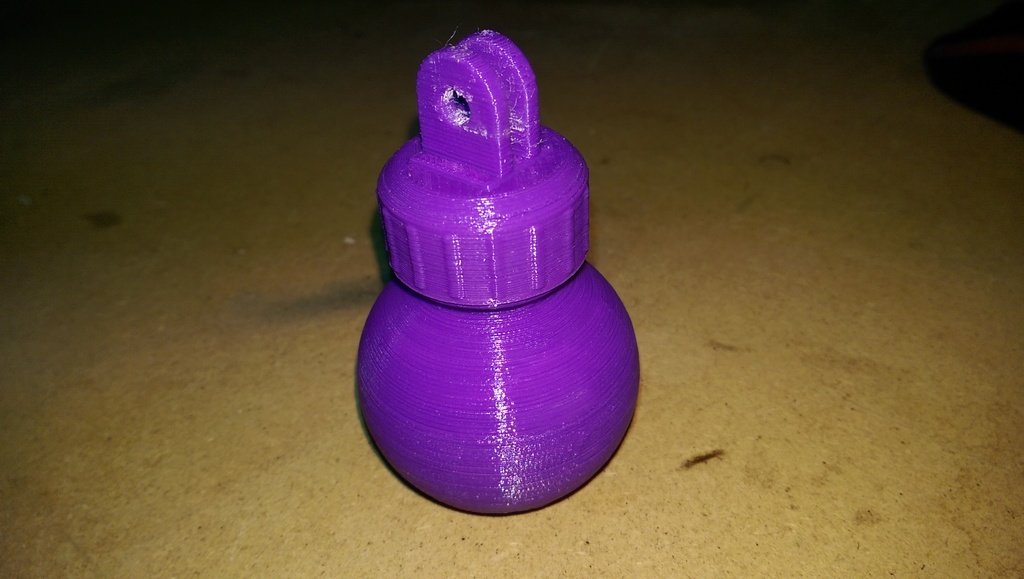 sphere 50mm with screw by Spongebob | Download free STL model ...