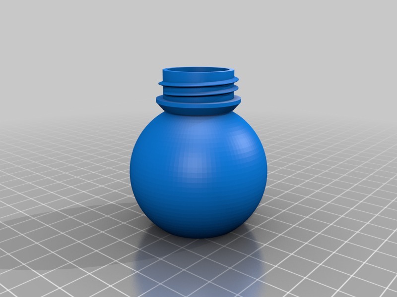 sphere 50mm with screw by Spongebob | Download free STL model ...