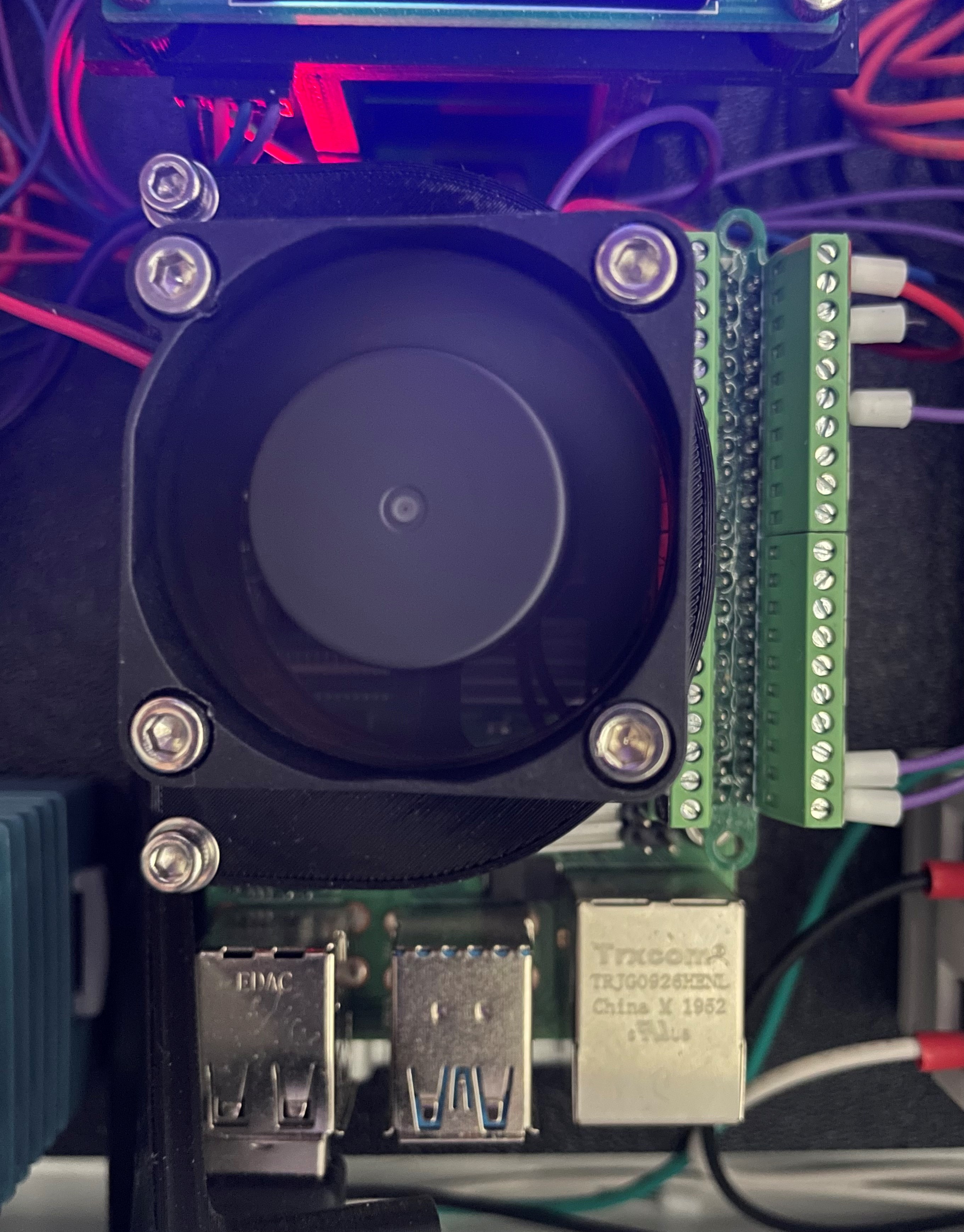 Raspberry Pi 40mm fan mount by dsaint | Download free STL model ...
