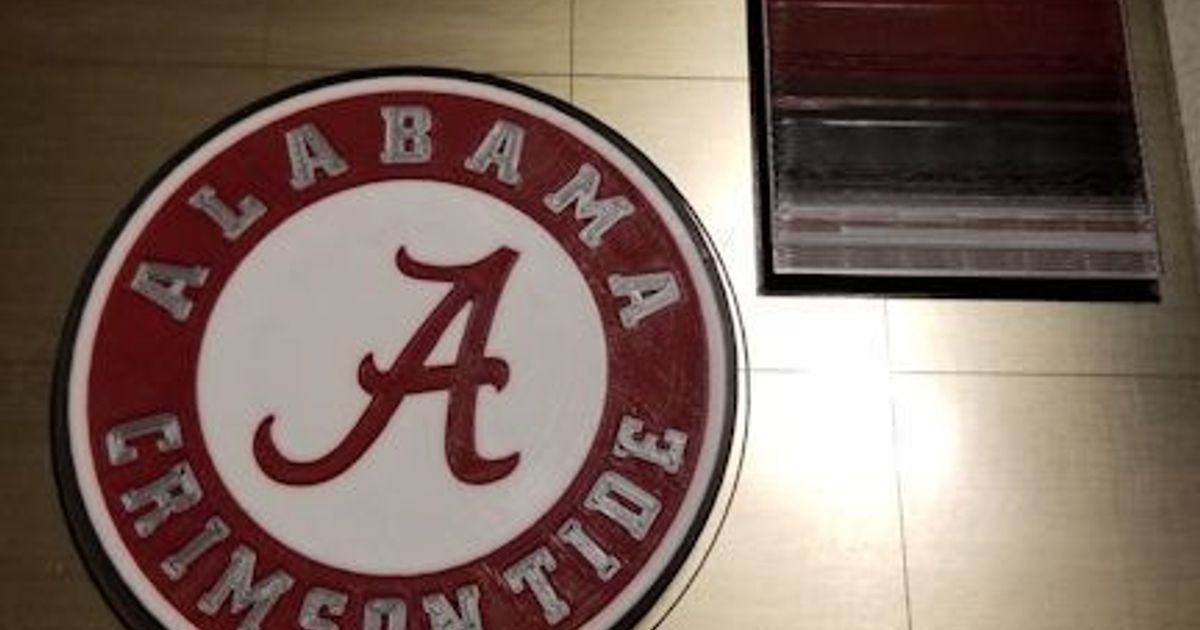 Alabama Crimson Tide Fridge Magnet (4 colors) by lowboydrvr | Download ...
