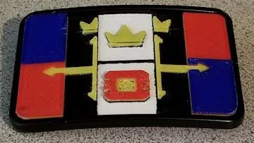 Voltron Key Belt Buckle (5 colors) by lowboydrvr | Download free STL ...