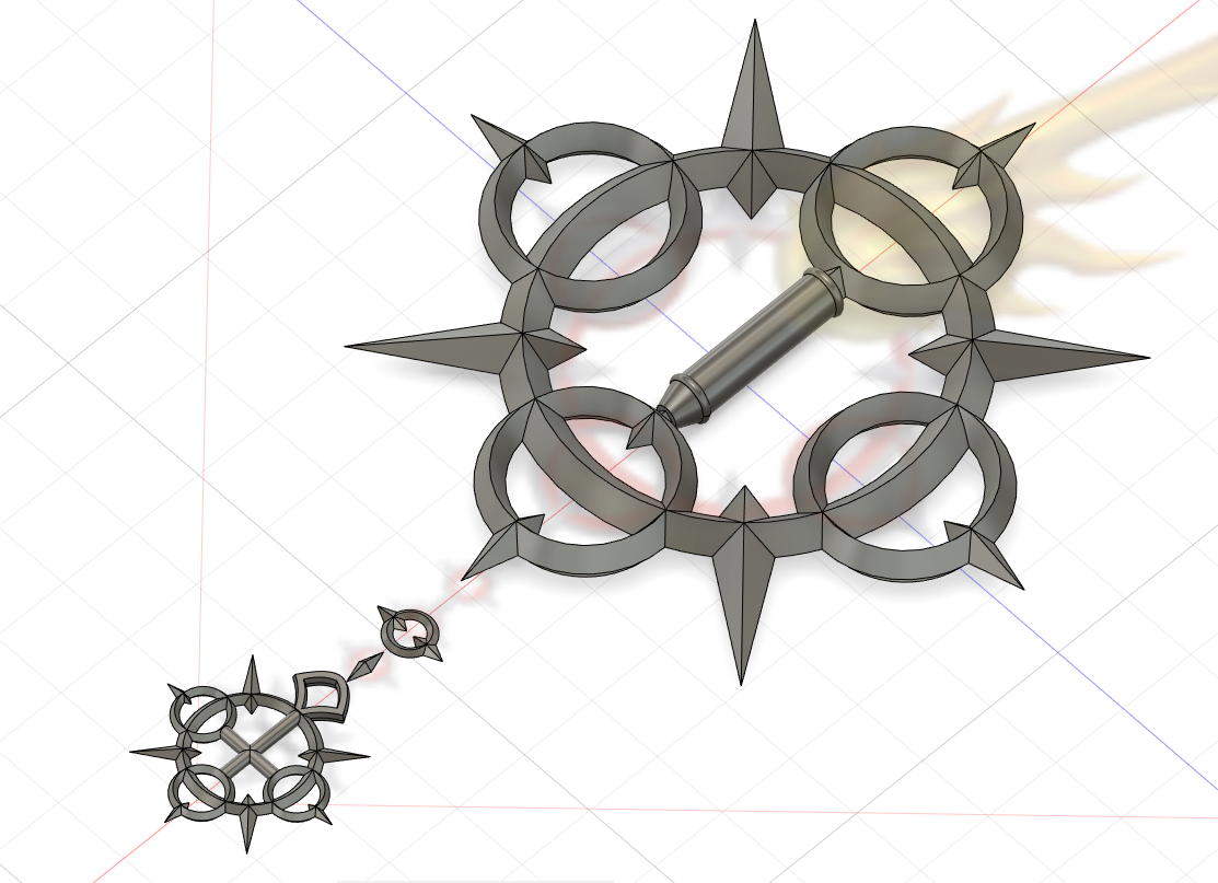 Lea's Keyblade - Flame Liberator (Handle Only - WIP) by MissLaneyLuck ...
