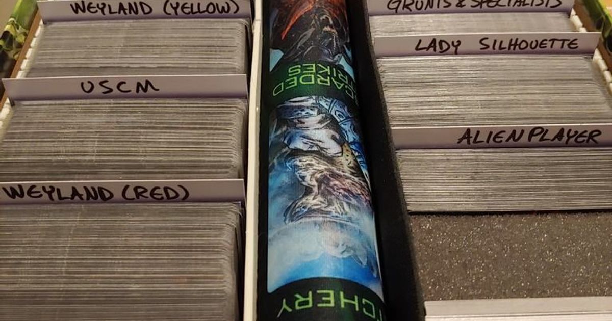 Legendary Encounters: An Alien Deck Building Game Insert by FourMadrone ...