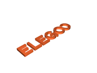 Elegoo Logo by Dragonfrost | Download free STL model | Printables.com
