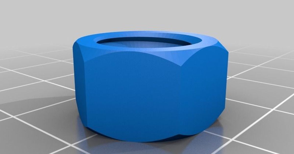 10mm Nut by Jensa | Download free STL model | Printables.com
