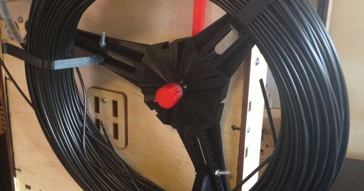 Adjustable Heavy Duty filament spool for Ultimaker by Jensa | Download ...