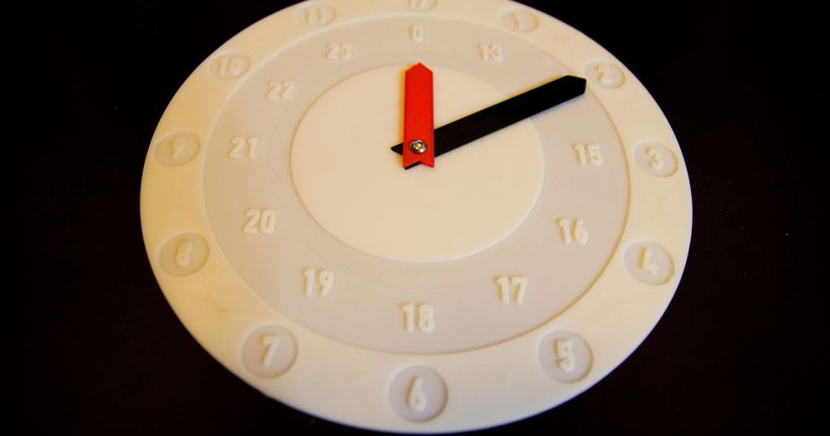 Toy clock by Jensa | Download free STL model | Printables.com