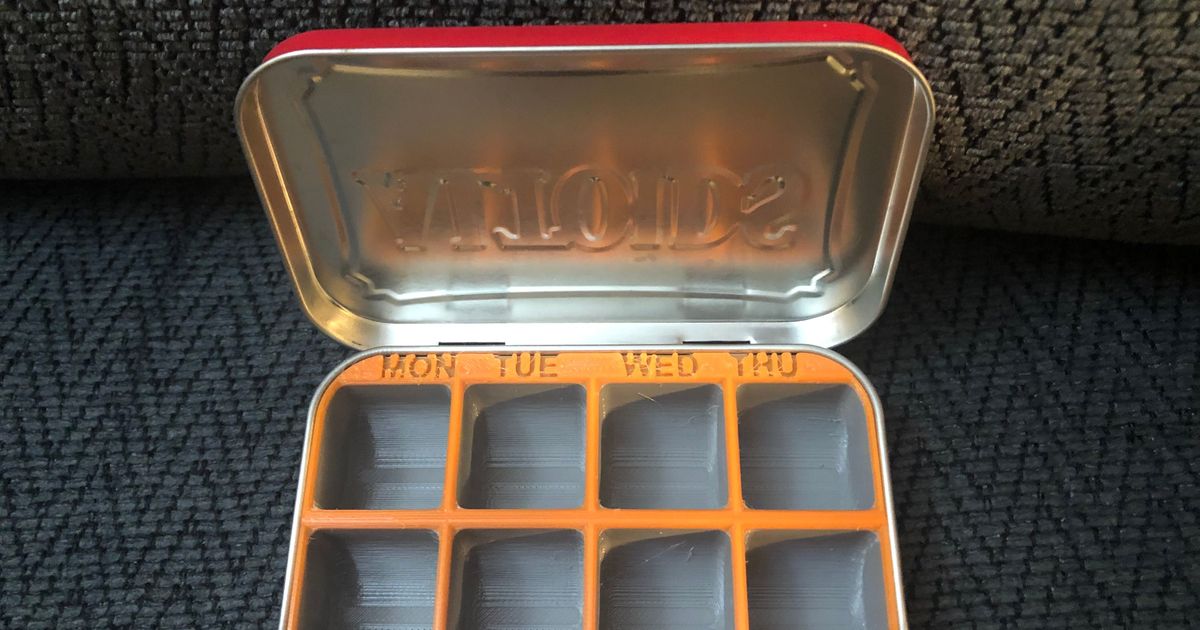 Altoids Pill Box by The 3D Printing Warrant | Download free STL model ...