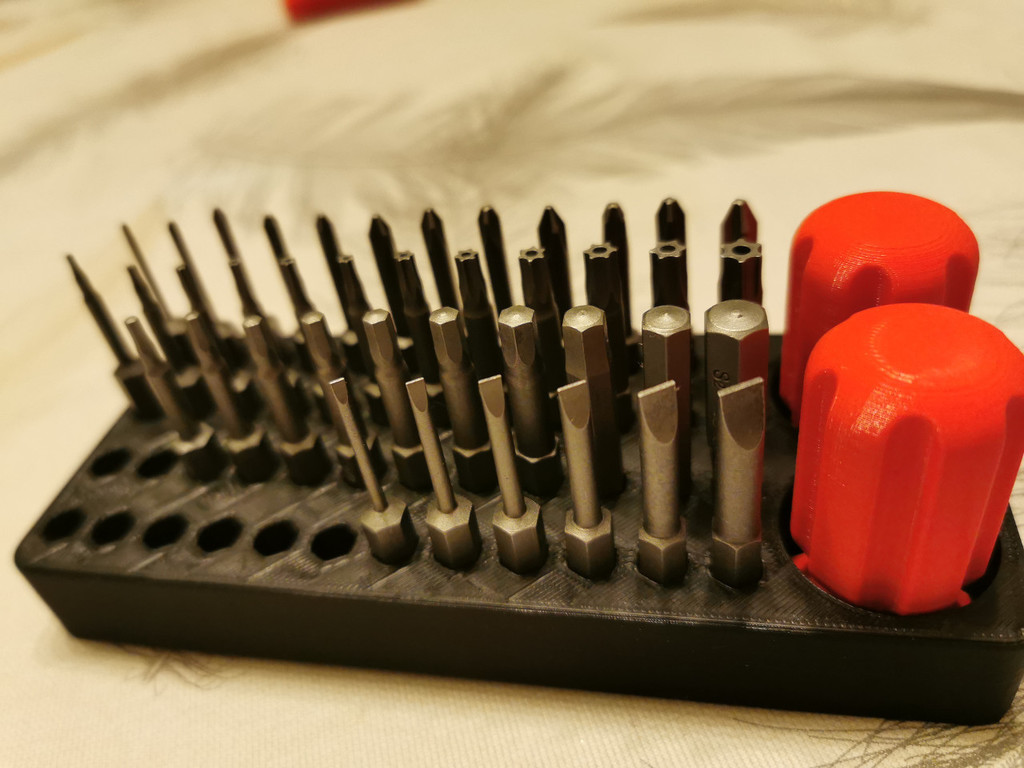 Hex bit handle and stand by blok82 | Download free STL model ...