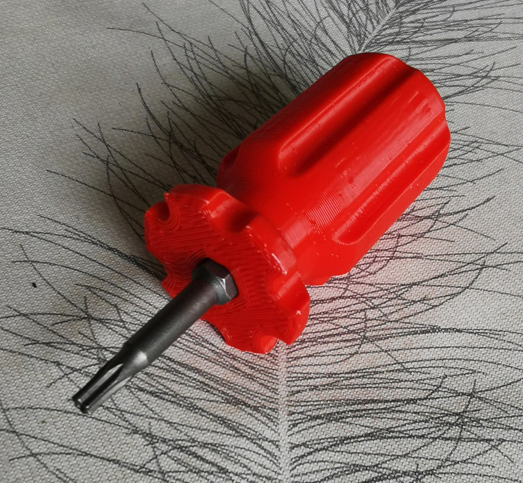 Hex bit handle and stand by blok82 | Download free STL model ...