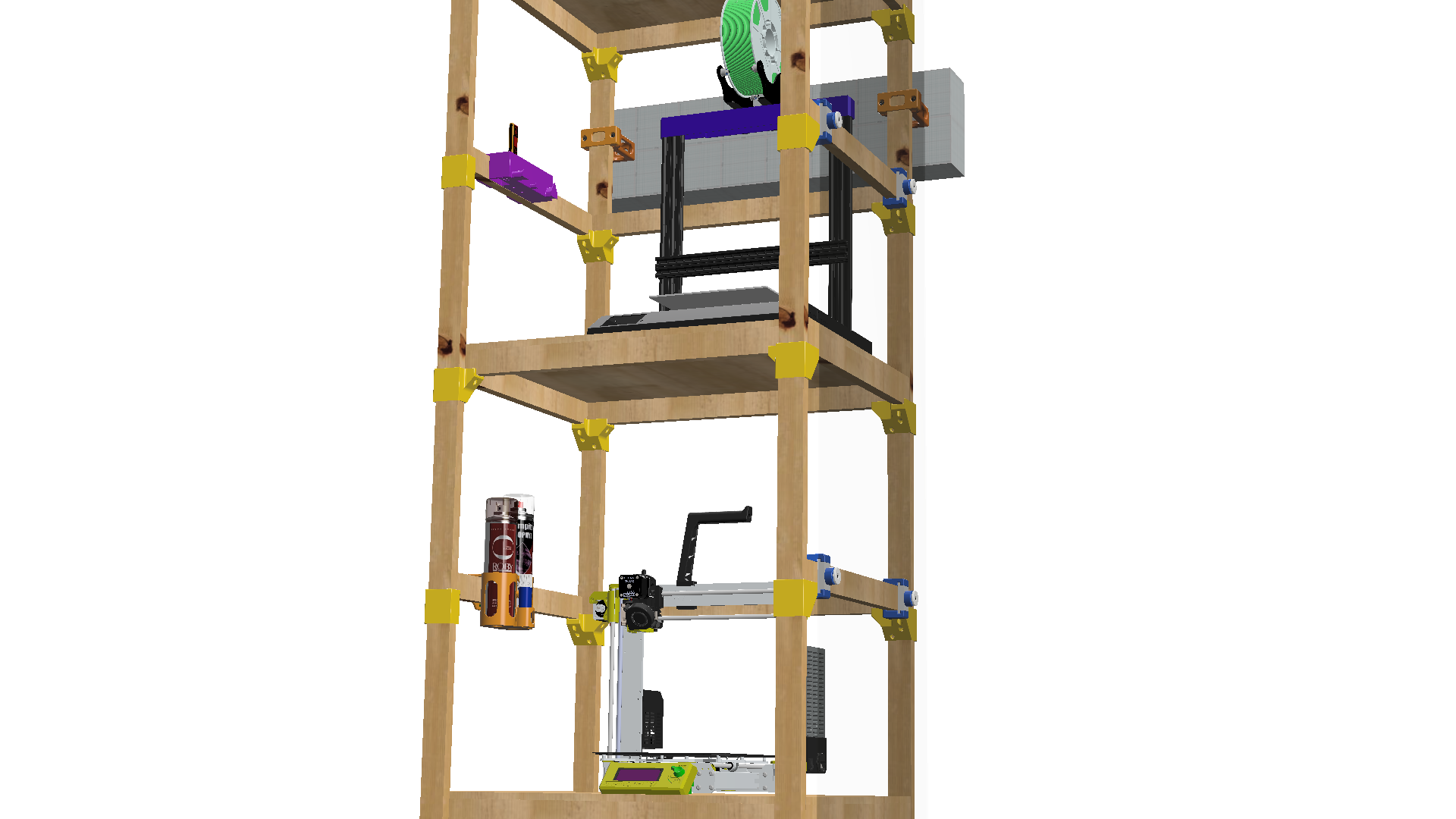 Printers Shelf by ManuelM | Download free STL model | Printables.com