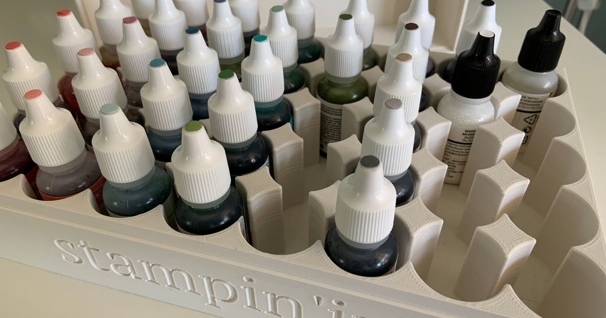 Stampin'Up stampin'ink refill ink bottle holder by mindhead | Download ...