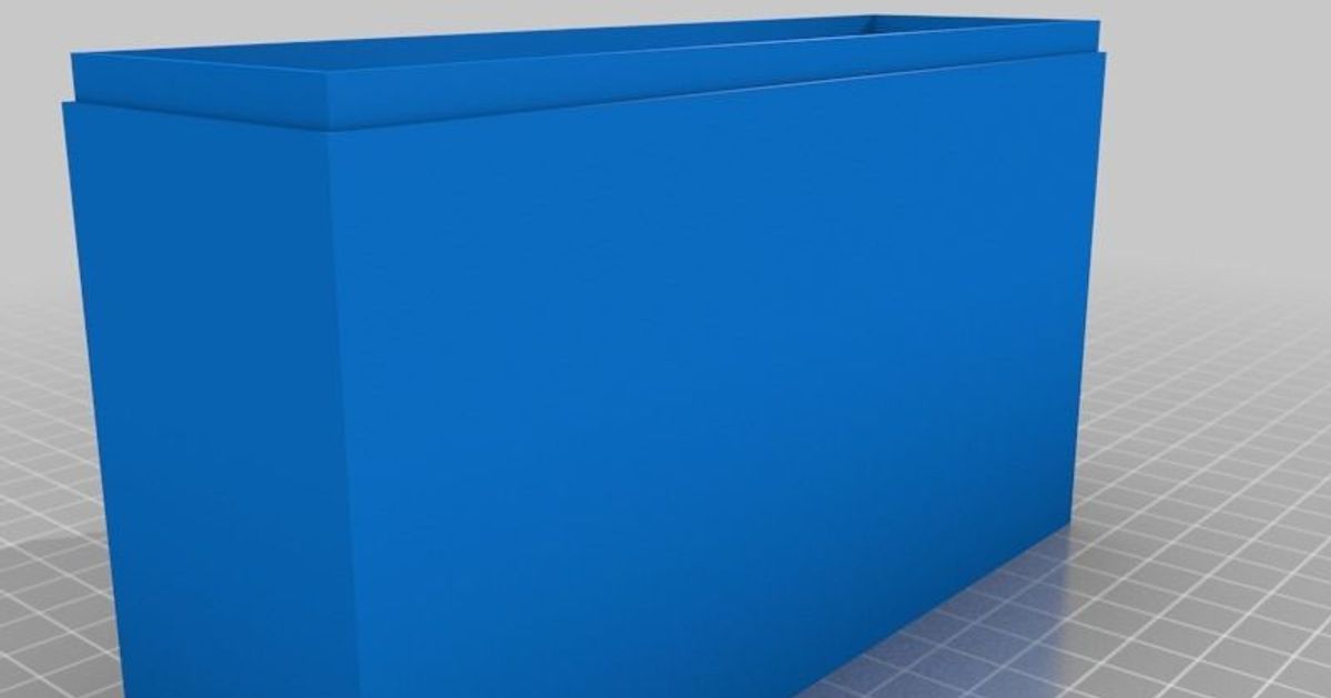 Crayon Box Bottom by Minik6 | Download free STL model | Printables.com