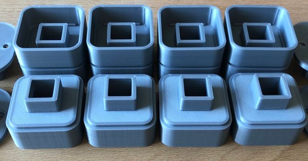 Modular Mini Table Foot by MacPro_de | Download free STL model ...