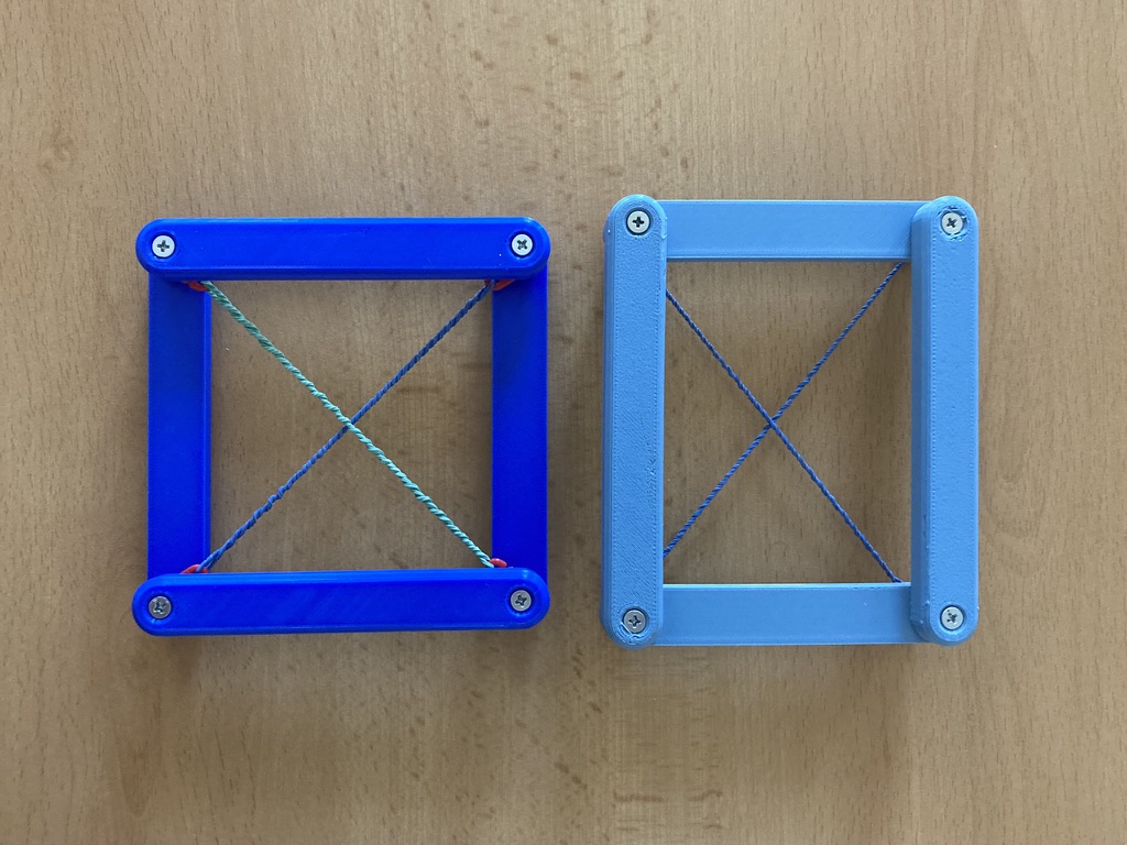 Kloubový kosočtverec a kosodélník by KomOl | Education | Printables.com