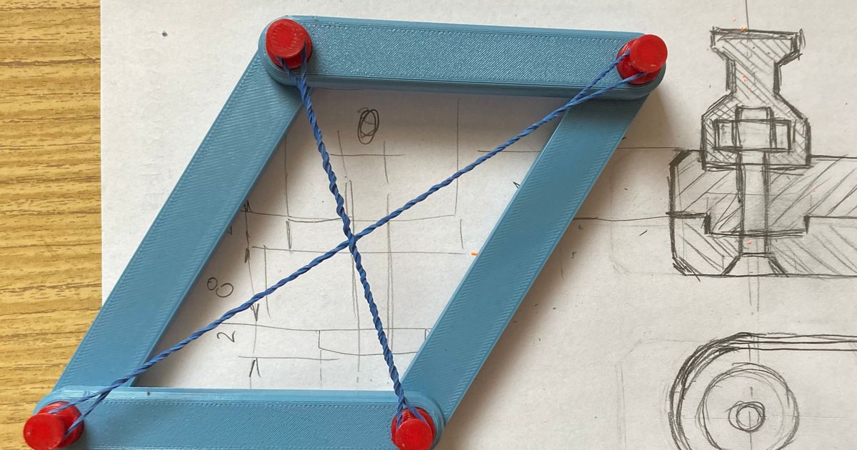 Kloubový kosočtverec a kosodélník by KomOl | Education | Printables.com