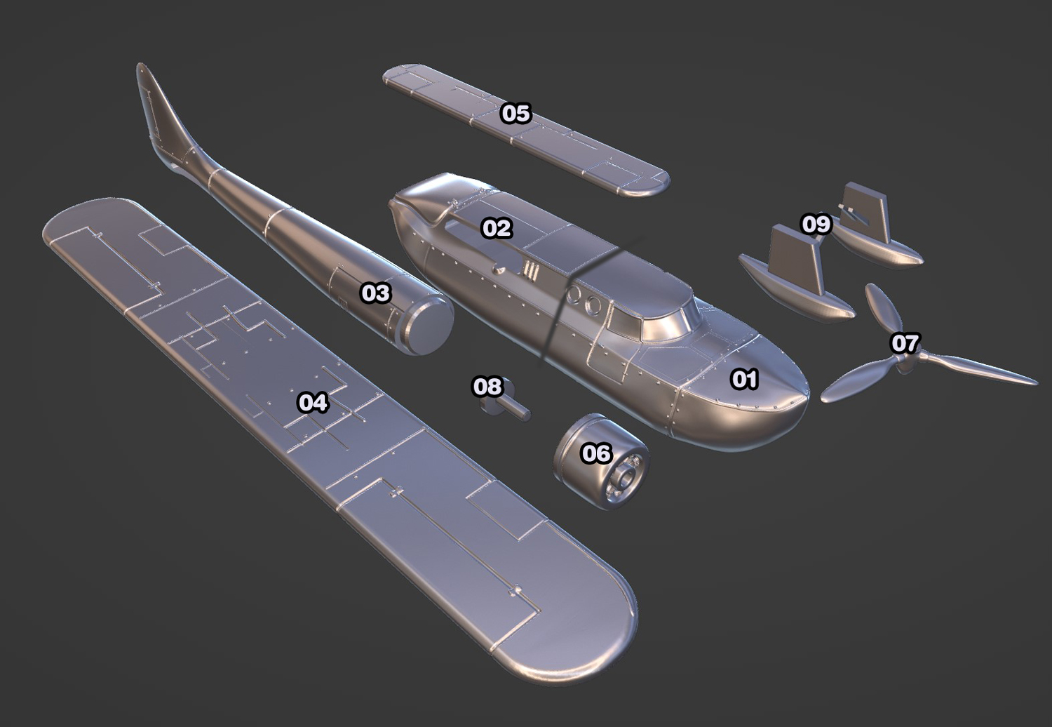 SeaDuck - Captain Baloo's Plane - ADDED full body for Resin Printing by ...