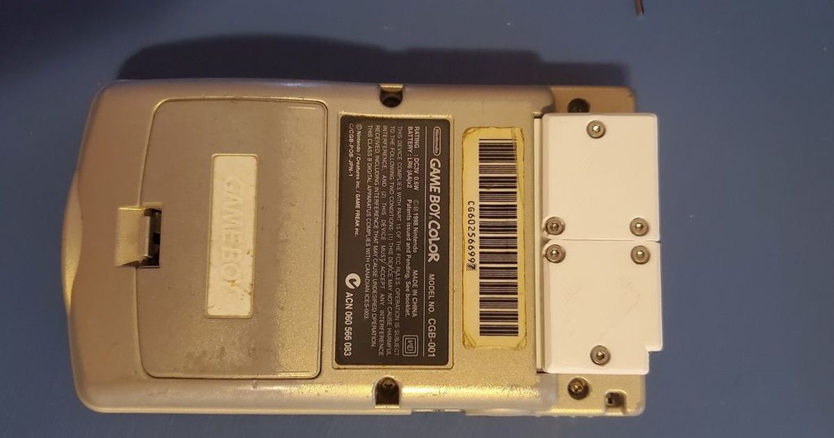 GameBoy Color Power Cartridge by Armored Carbon | Download free STL ...