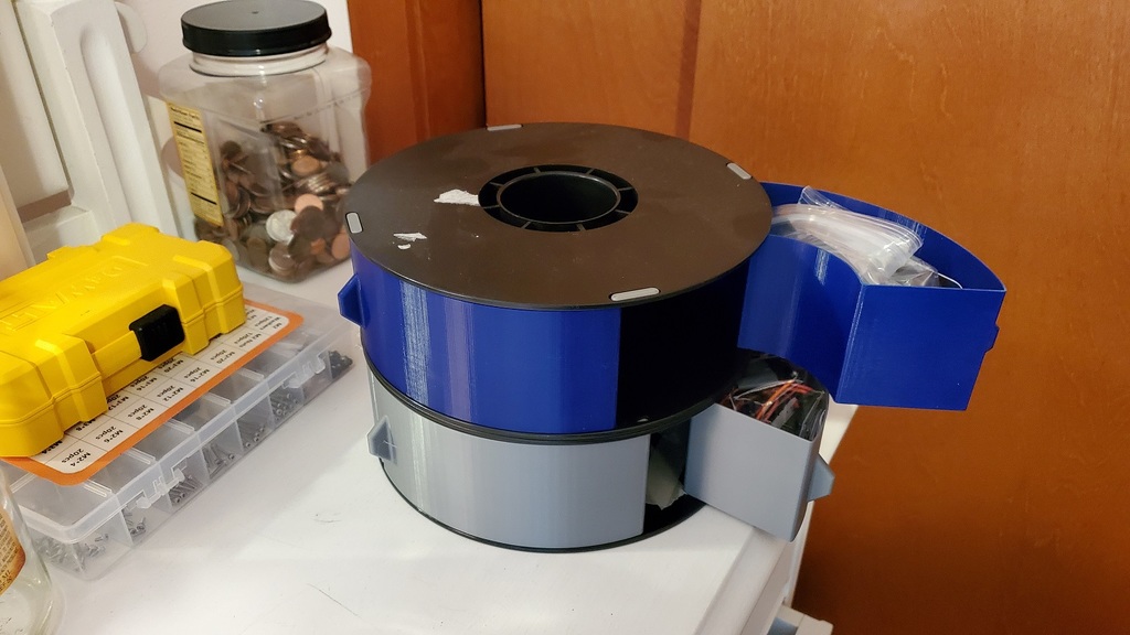 Hatchbox Spool Drawers by Armored Carbon | Download free STL model ...