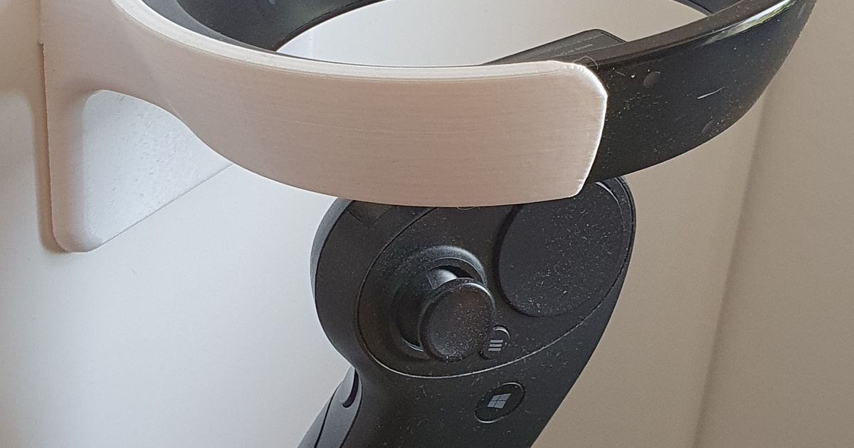 WMR Virtual Reality Controller Mount by mrusk | Download free STL model ...