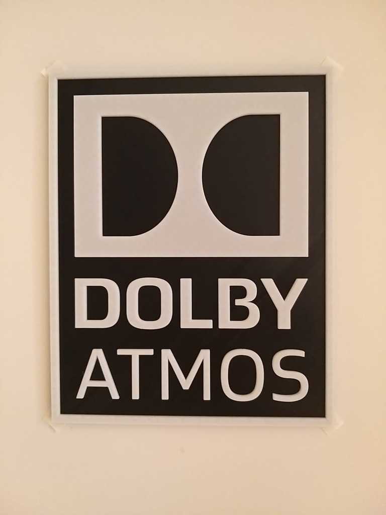 DOLBY ATMOS Vertical Sign by Gremei | Download free STL model ...