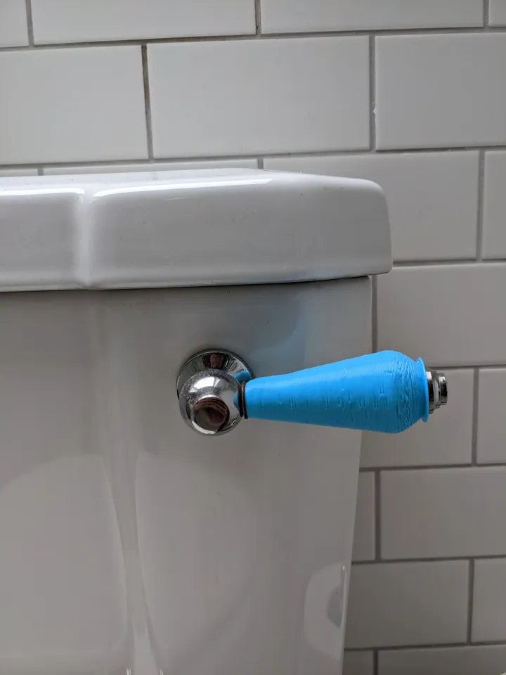 Toilet Flush Handle by TszWu | Download free STL model | Printables.com