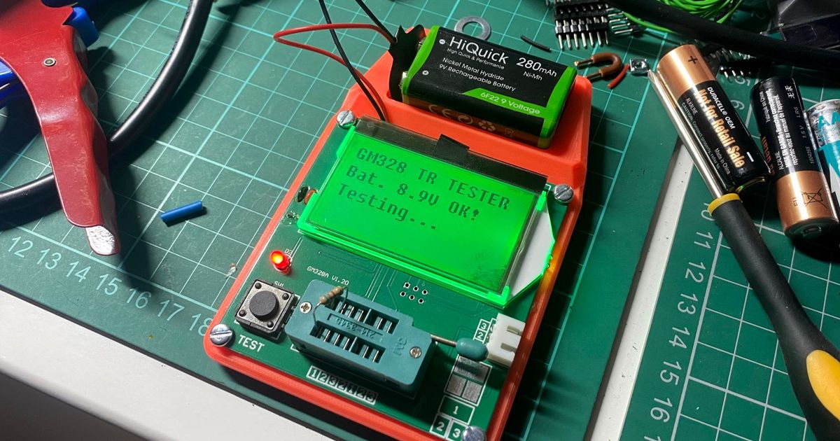 Component Tester - Simple, Barebones Case by Peter | Download free STL ...