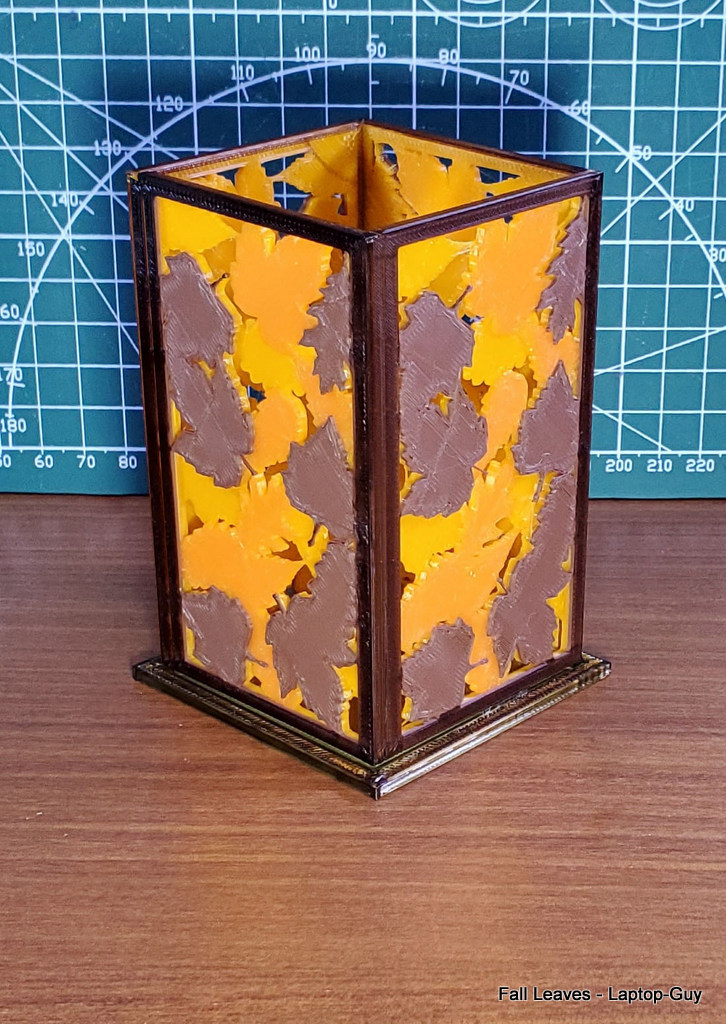 Fall Leaves Lantern by Laptop-Guy | Download free STL model ...
