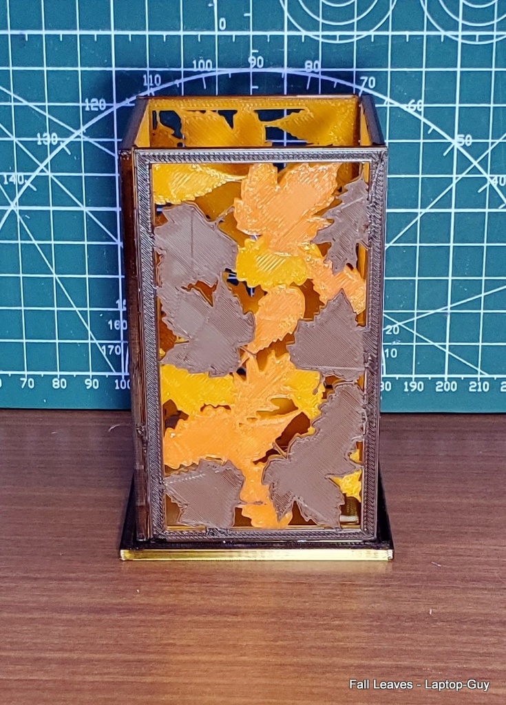 Fall Leaves Lantern by Laptop-Guy | Download free STL model ...