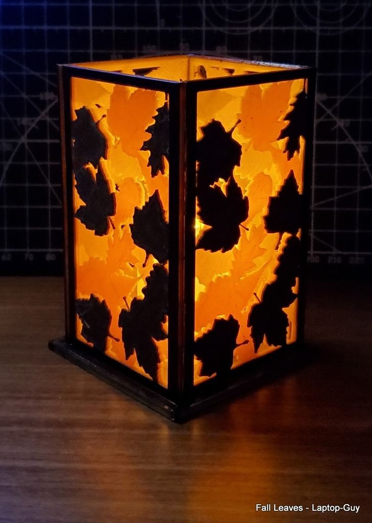 Fall Leaves Lantern by Laptop-Guy | Download free STL model ...