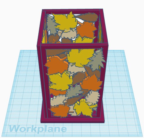 Fall Leaves Lantern by Laptop-Guy | Download free STL model ...