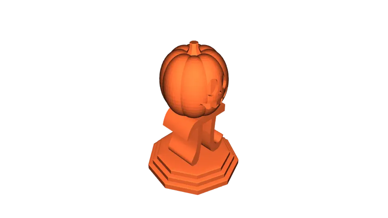 Pumpkin Pi by Laptop-Guy | Download free STL model | Printables.com