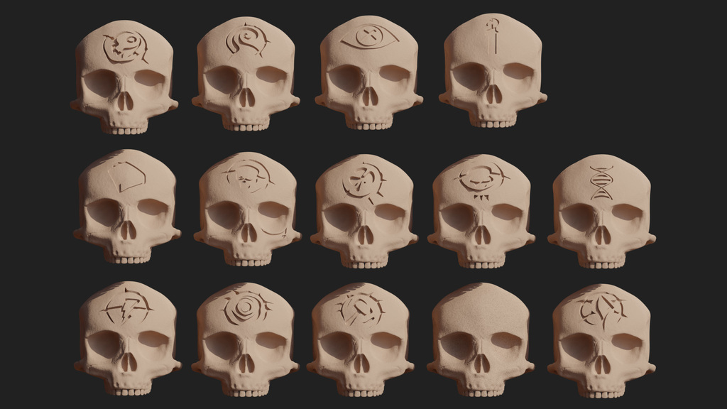Halo Campaign Skull (with icons upon request) by ...