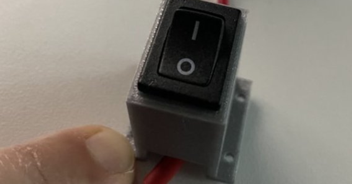 RLEIL rocker switch mount by karpeychik | Download free STL model ...