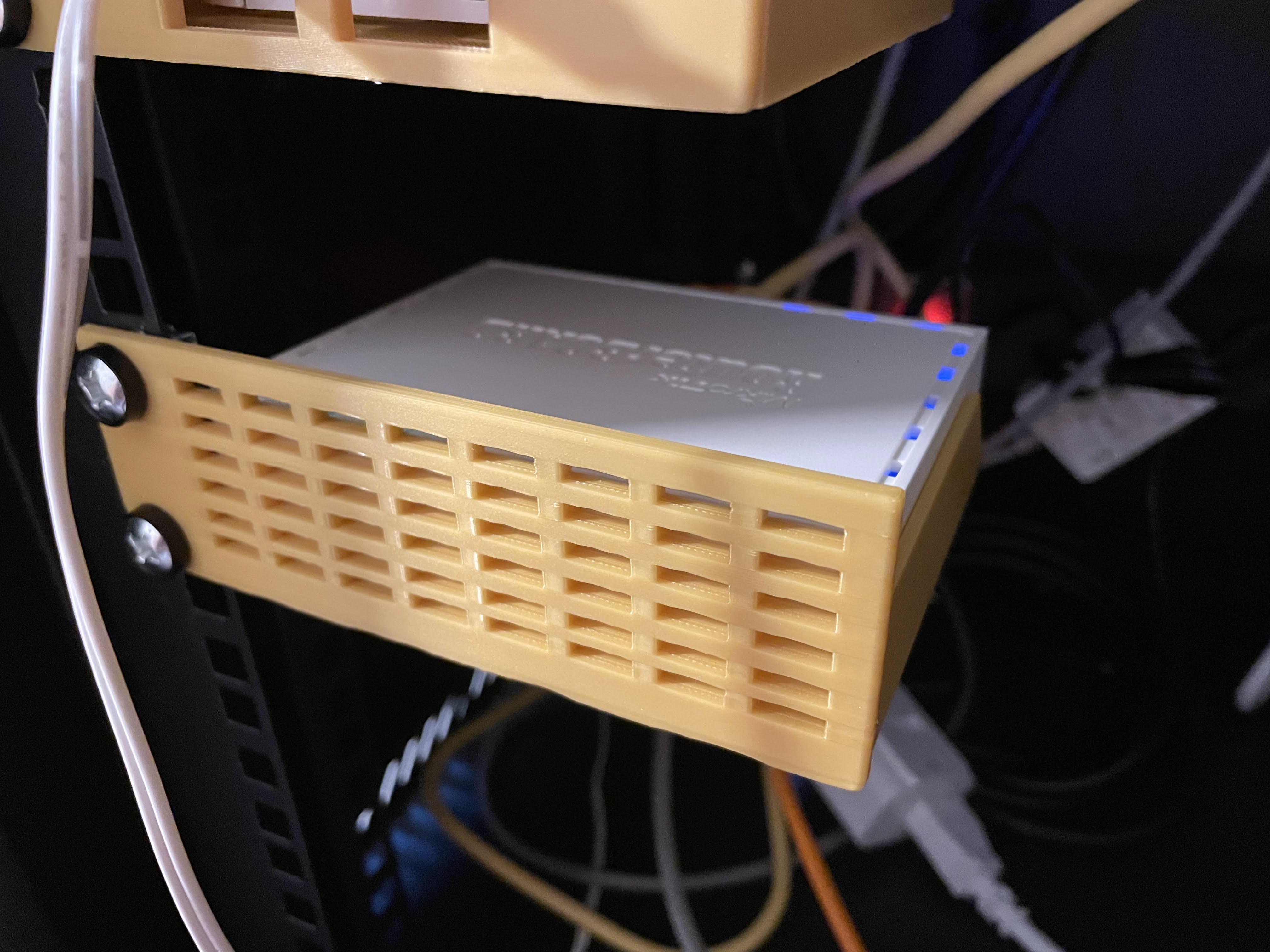 Mikrotik Routerboard - Rack 19 Holder by Zkaza | Download free STL ...