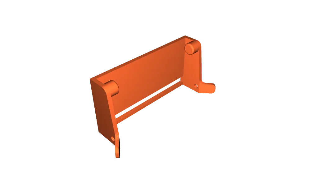 Bruder Forklift back plate by steriku | Download free STL model ...