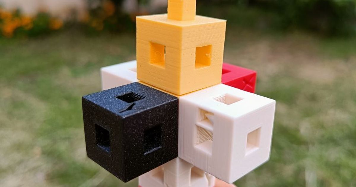 Calibration cube & kids counting interlocking block by antirez ...