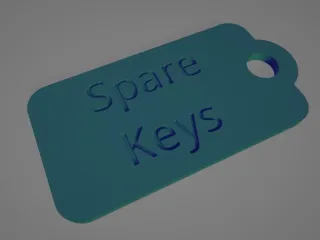 Key Tag Name Plates by Joe | Download free STL model | Printables.com
