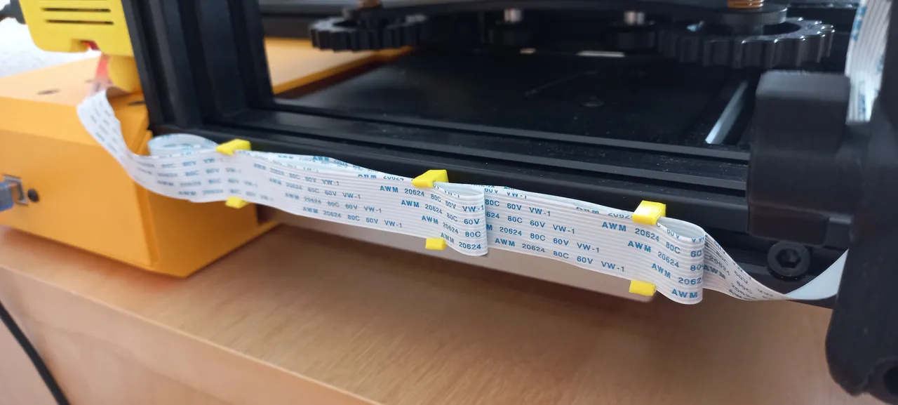 Cable clamp for Raspberry Pi Camera cable by binominem | Download free ...